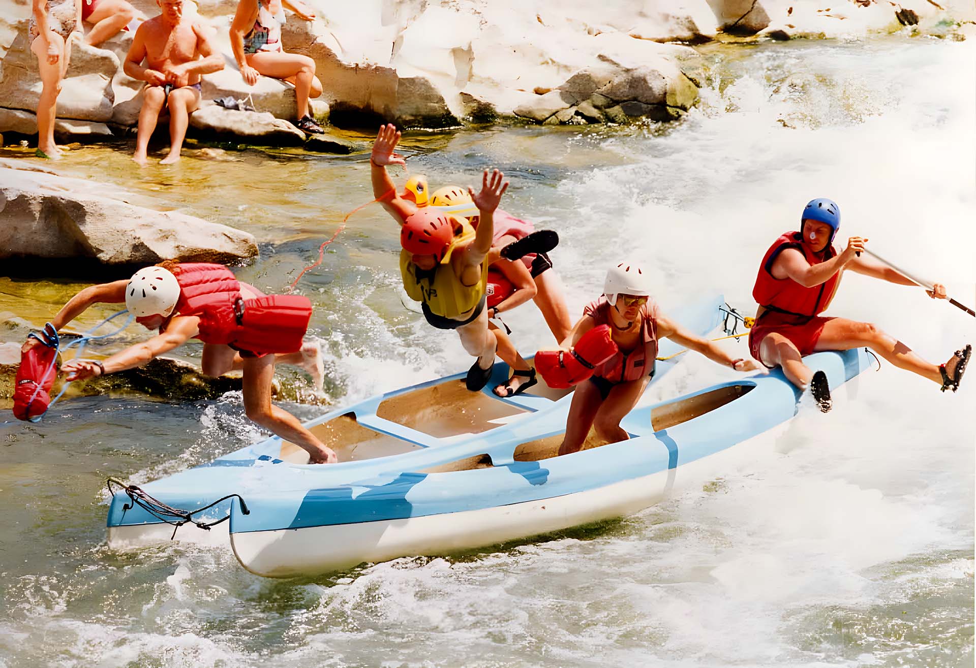 EVG in Ardèche: Canoeing-Kayaking for a bachelor party